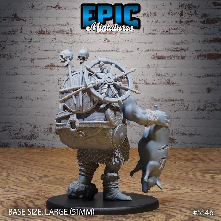 3D Printable Ogre Butcher Set / Humanoid Giant / Cave Creature / Bulky ...