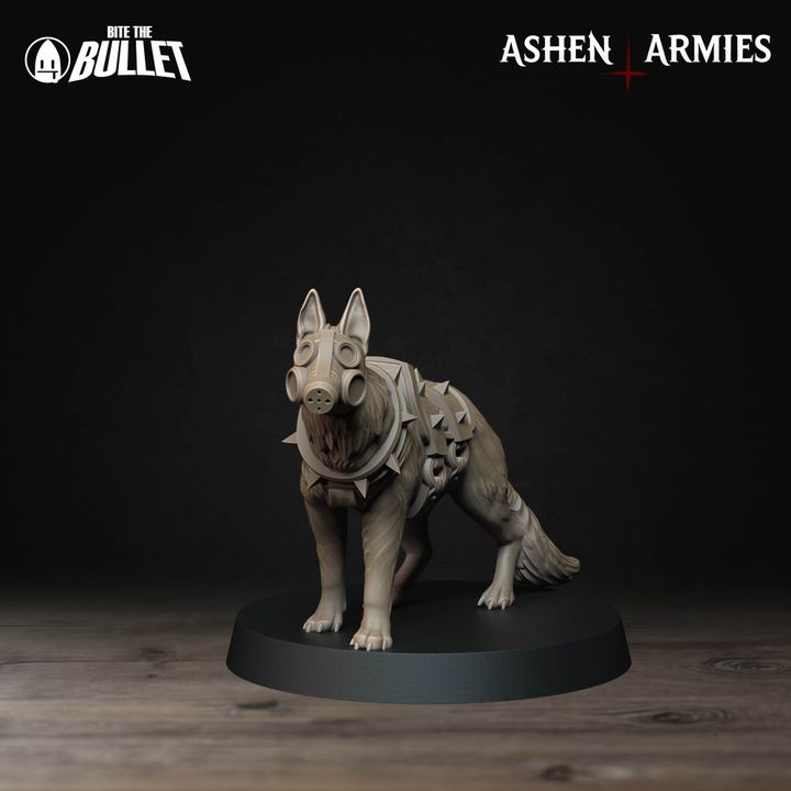 3D Printable Bullet Crusade | Sanctified Legion - Combat Dogs (4 Models ...