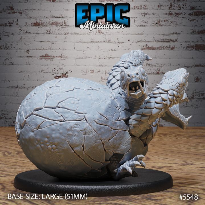 3D Printable Baby Hydra Egg / Five-Headed Snake / Legendary Beast ...