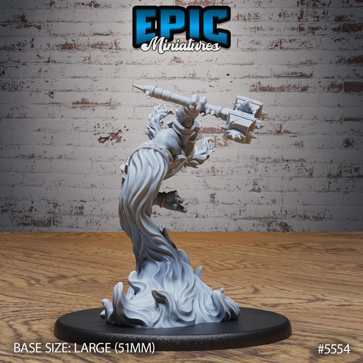 3D Printable Hellfire Elemental Attack / Burning Myrmidon / Flame Beast ...