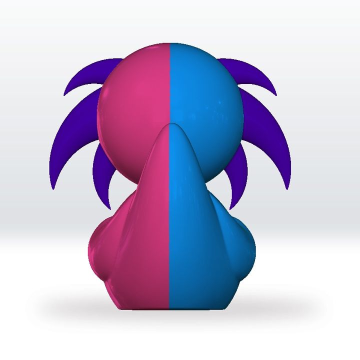 3D Printable OC Sprunki Pyramixed Duck STL file 3D Model Character by ...