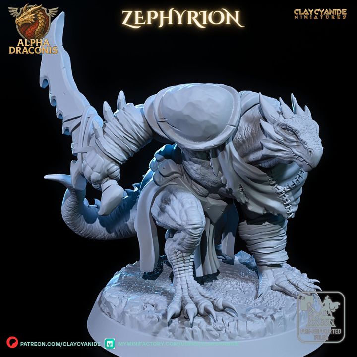 3D Printable Zephyrion by Clay Cyanide Miniatures
