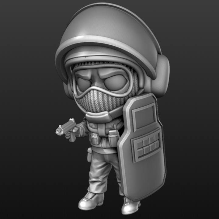 3D Printable Blitz chibi fanart by xyboryz studio