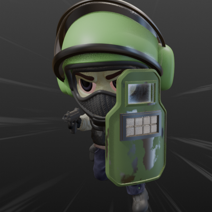 3D Printable Blitz chibi fanart by xyboryz studio