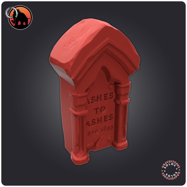 3D Printable Gravestones by Plastic Age