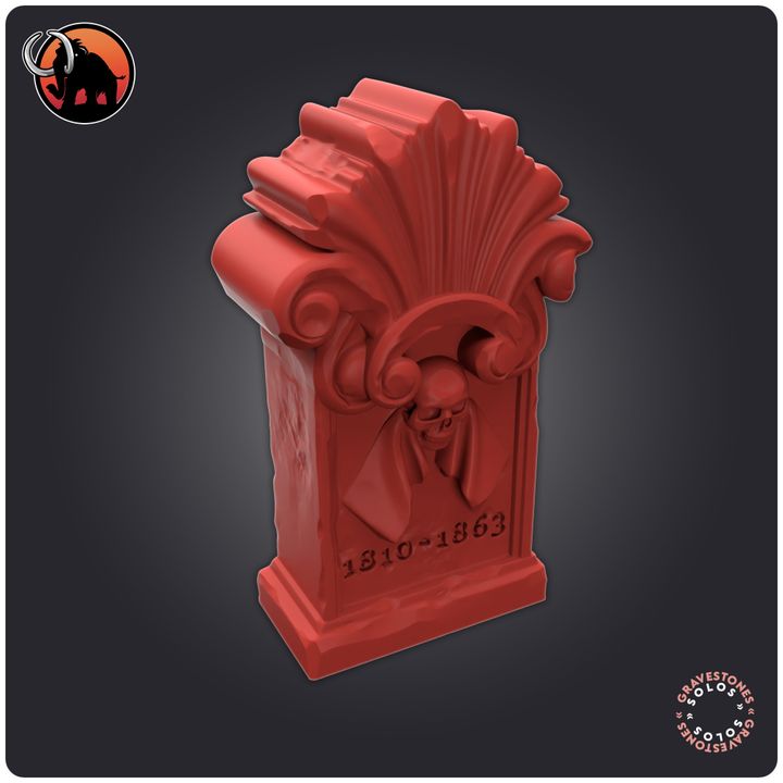 3D Printable Gravestones by Plastic Age