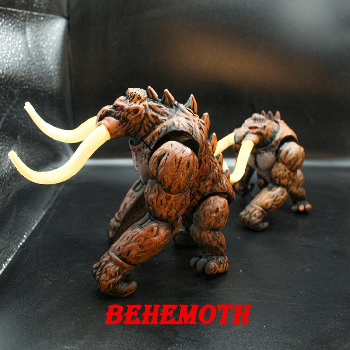 3D Printable behemont_articulated by mario3d