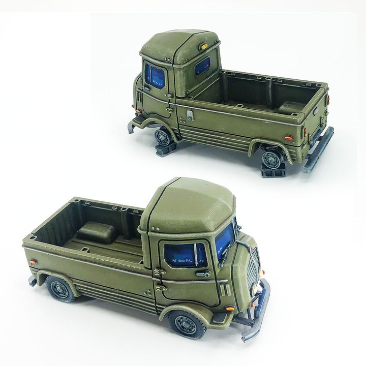 3D Printable Akell K400 Cargo van and variants by Nate Feyma