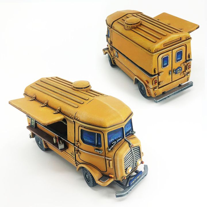3D Printable Akell K400 Cargo van and variants by Nate Feyma