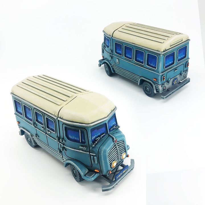 3D Printable Akell K400 Cargo van and variants by Nate Feyma