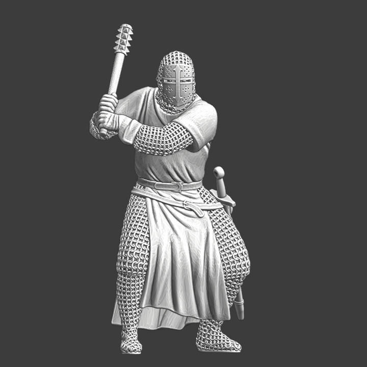 3D Printable Saint Lazarus Order knight in combat by Northern Crusades ...