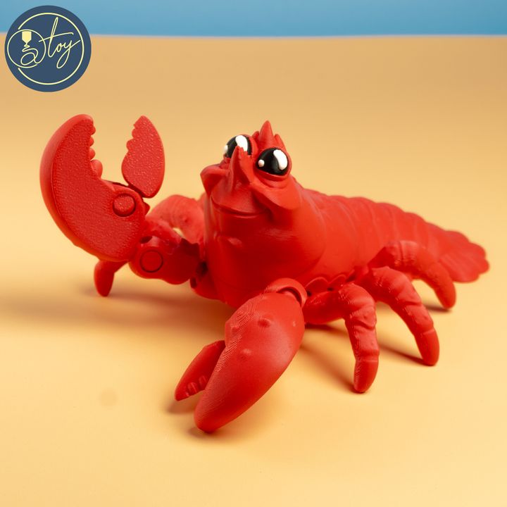 3D Printable Articulated Lobster by Atoy