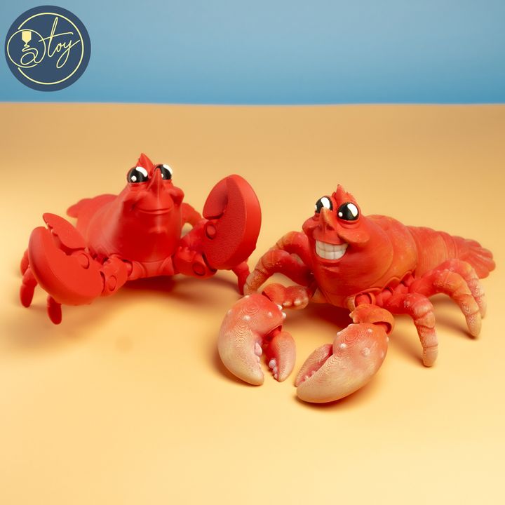 3D Printable Articulated Lobster by Atoy