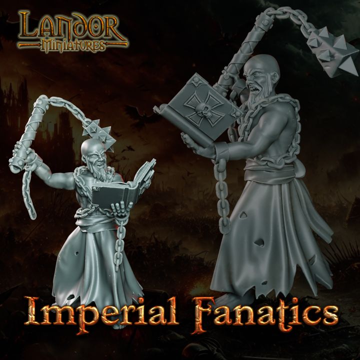3D Printable Imperial Fanatics by Landor Miniatures