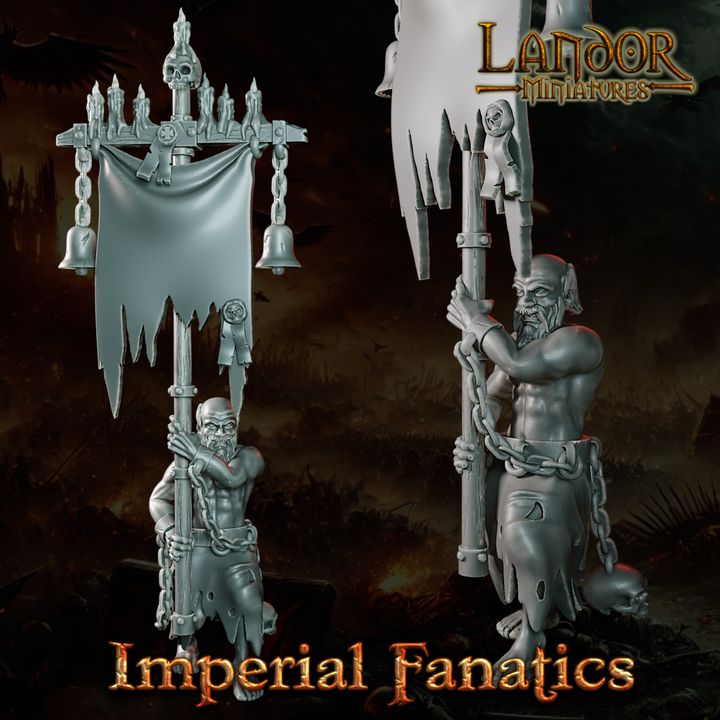 3D Printable Imperial Fanatics by Landor Miniatures