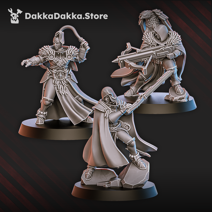 3D Printable Blackhide Tribe Squad (x7) by dakkadakka.store