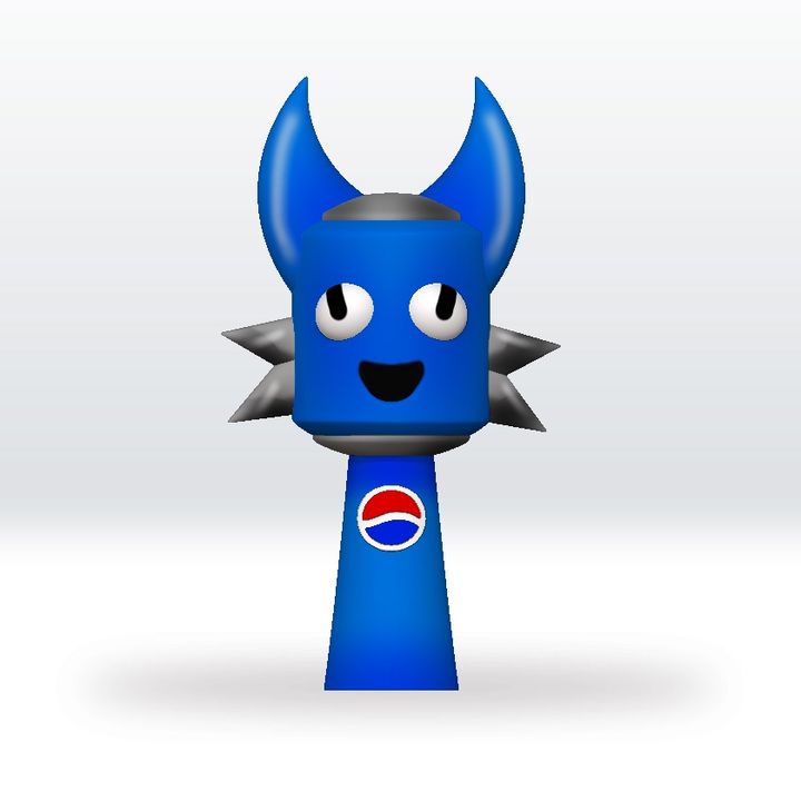 3D Printable Sprunki Pepsi, Cocacola,Fanta, Sprite, Water,Funta STL ...
