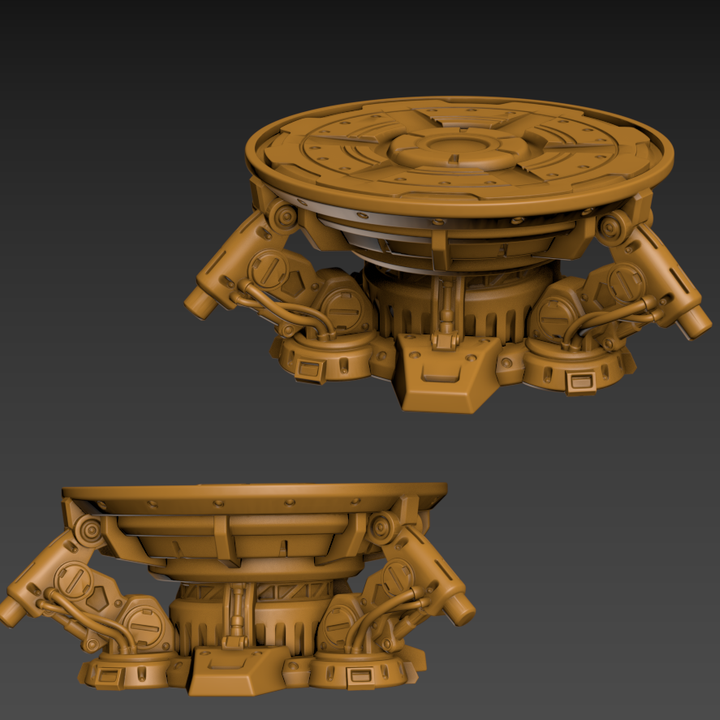 3D Printable Robot Suit Type 303 Poseable Set 100mm by Extra Guy