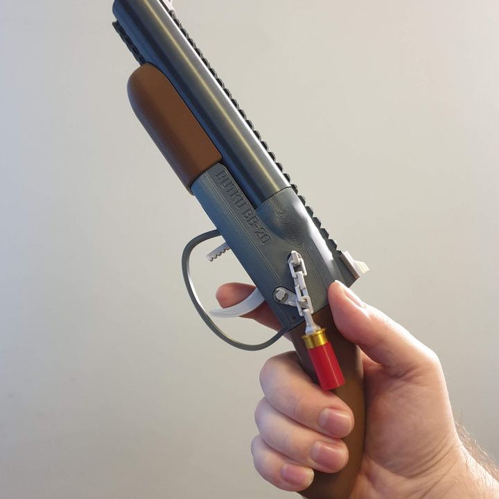 3D Printable Rutku BB-20 — Fully 3D-printable airsoft shotgun with ...