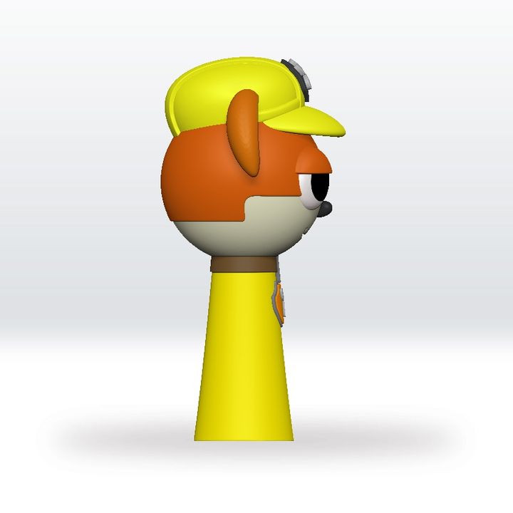 3D Printable Sprunki Paw Patrol Rubble STL file 3D Model Character ...