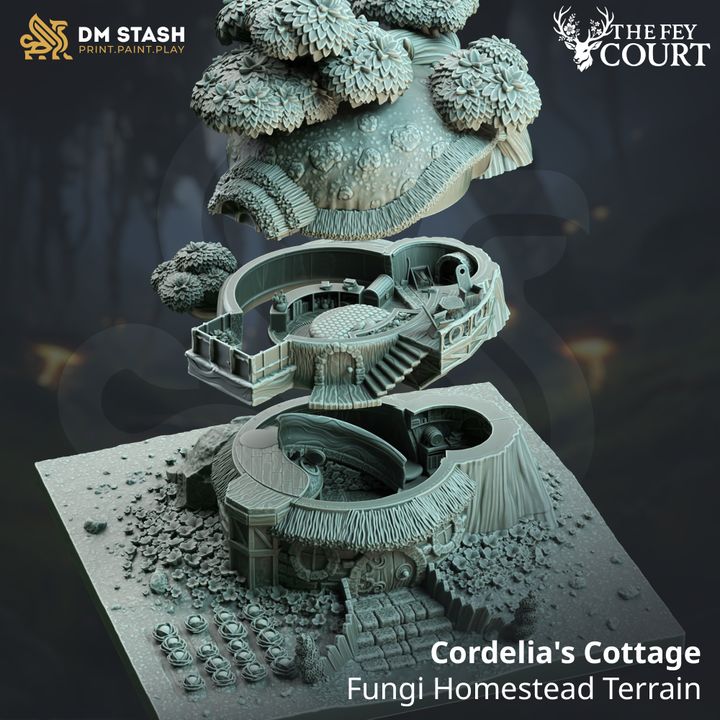 3D Printable The Fey Court (DM Stash May '25 Bundle) by DM Stash