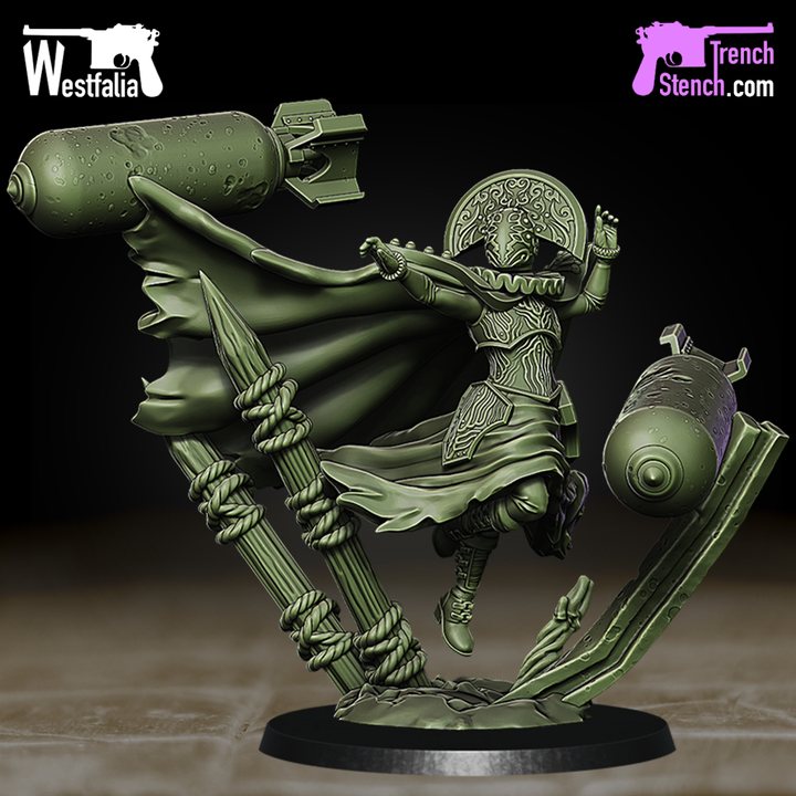 3D Printable Cadaver Corps Phosphor Witch 1 by Trench Stench