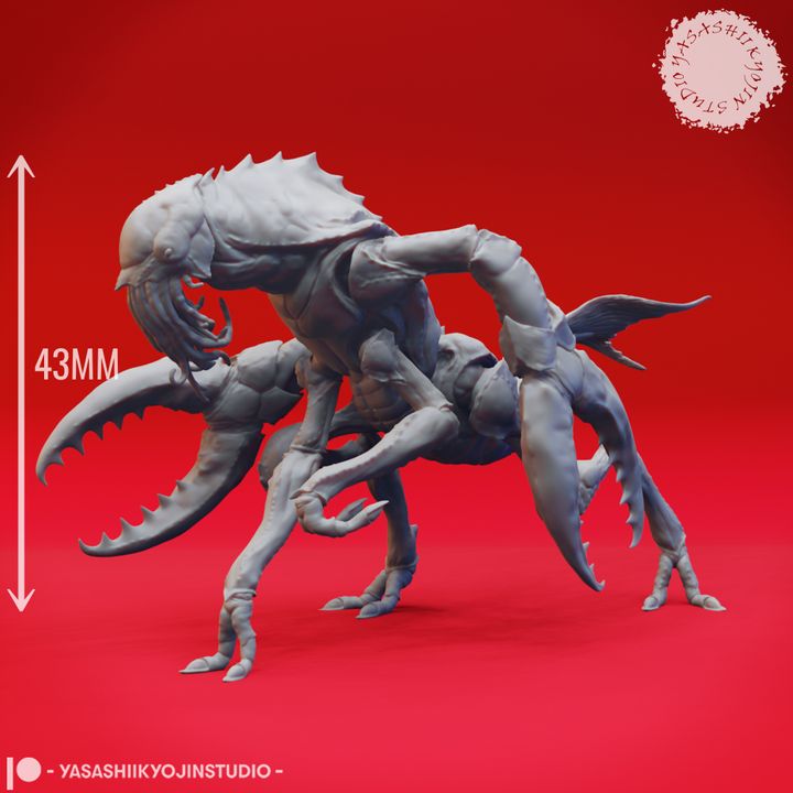 3D Printable Charging Chuul - Tabletop Miniature (Pre-Supported) by ...