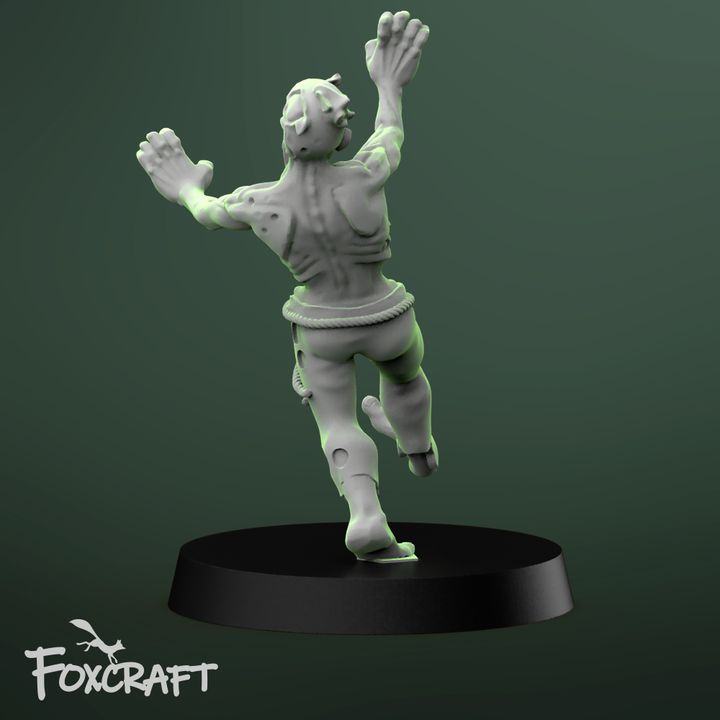3D Printable Zombie 1 by FoxCraft Creations
