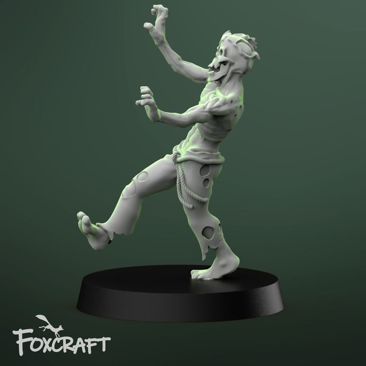 3D Printable Zombie 1 by FoxCraft Creations