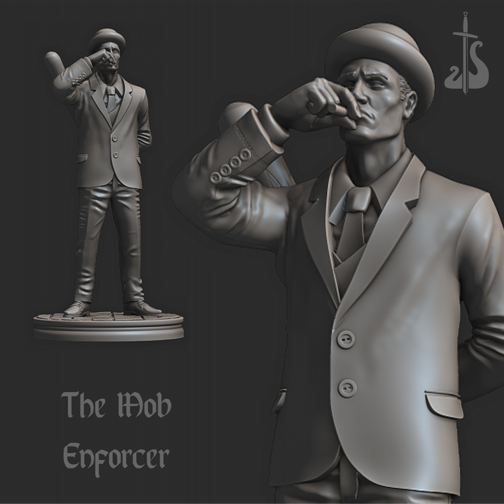 3D Printable The Mob Enforcer by Vanquish the Darkness