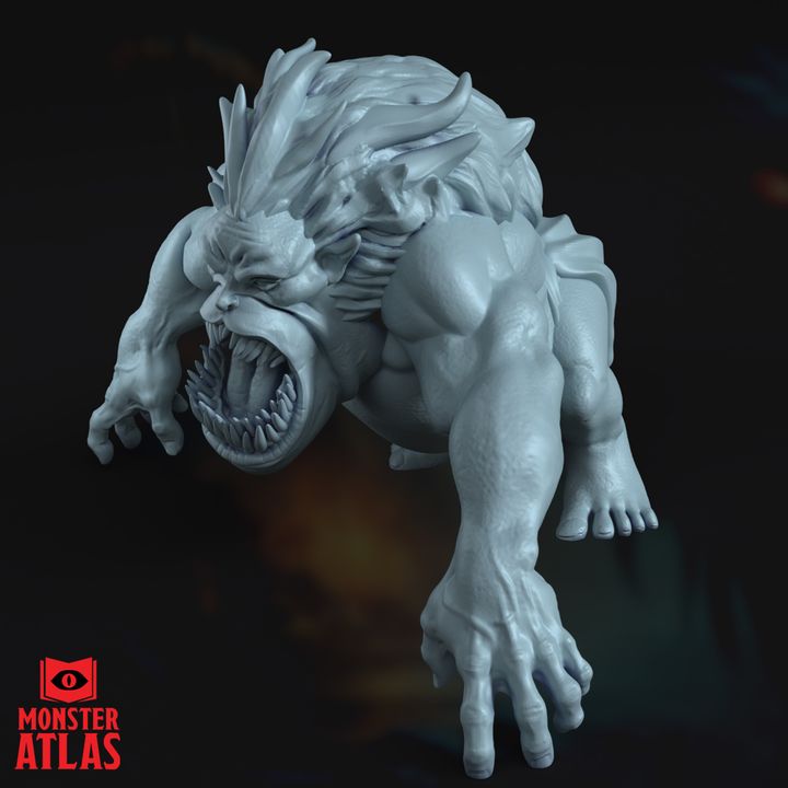 3D Printable Maw of Yeenoghu by Monster Atlas
