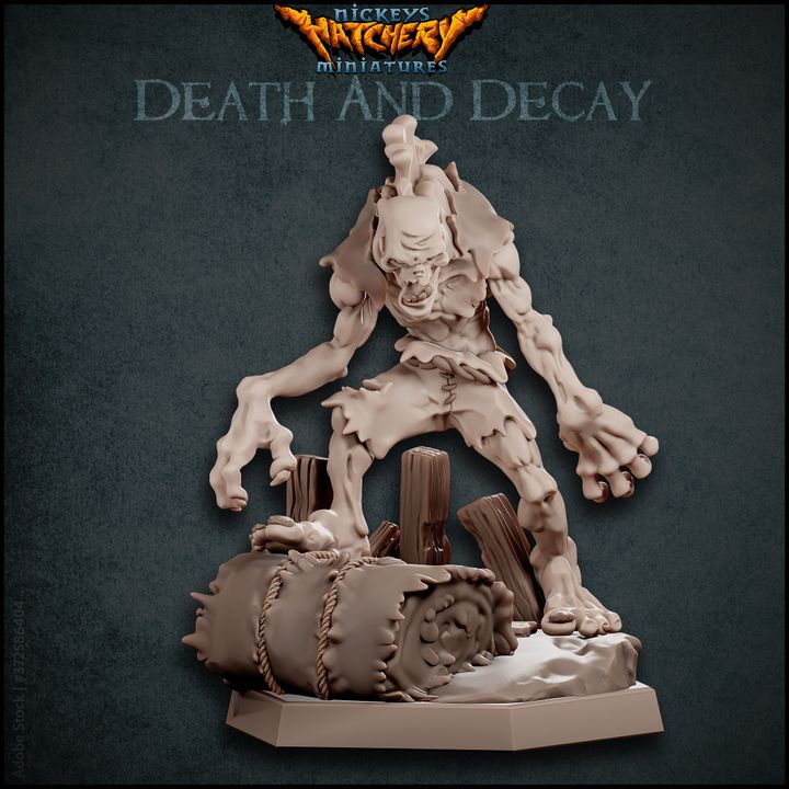 3D Printable Undead Peasant, Ghoul 02 | Mudwall's Decay by Nickey's ...