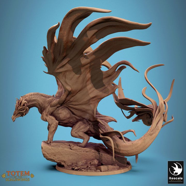 3D Printable Pack Metallic Brass Dragon - 2024 Redesign by Rescale ...