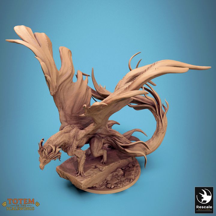 3D Printable Pack Metallic Brass Dragon - 2024 Redesign by Rescale ...