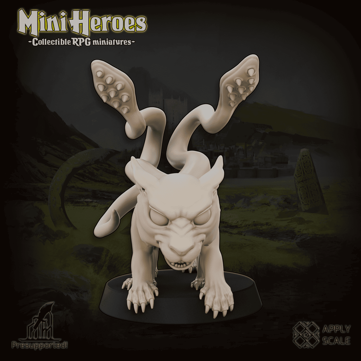 3D Printable Phase Panther - Mini Heroes (Collectible RPG Minis) by ...