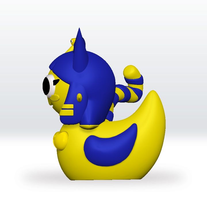 3D Printable Sprunki OC 3D Model Ankha Duck STL file 3D Model Fanart by ...