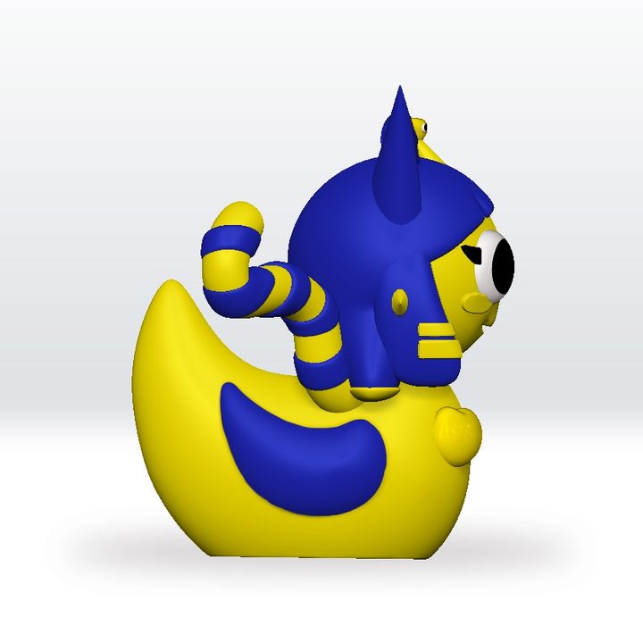 3D Printable Sprunki OC 3D Model Ankha Duck STL file 3D Model Fanart by ...