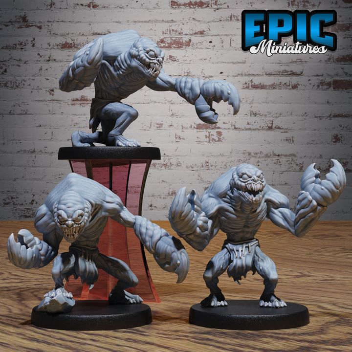 3D Printable Meenlock Set / Fey Creature / Forest Beast / Woodland ...