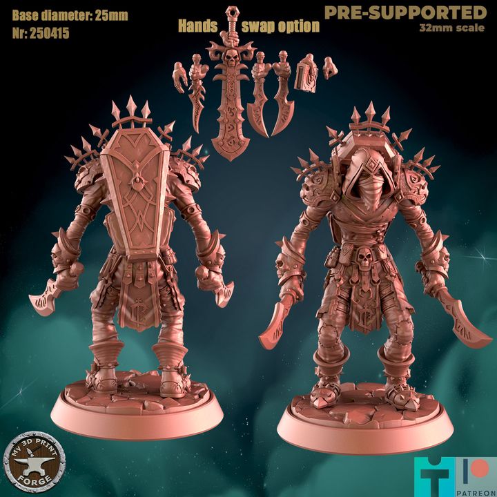 3D Printable Undead Heritage Gear Hand Swap by My3DPrintForge