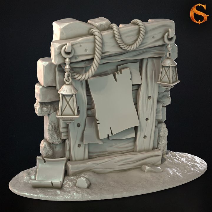 3D Printable Bounty Board by SolGood Creations
