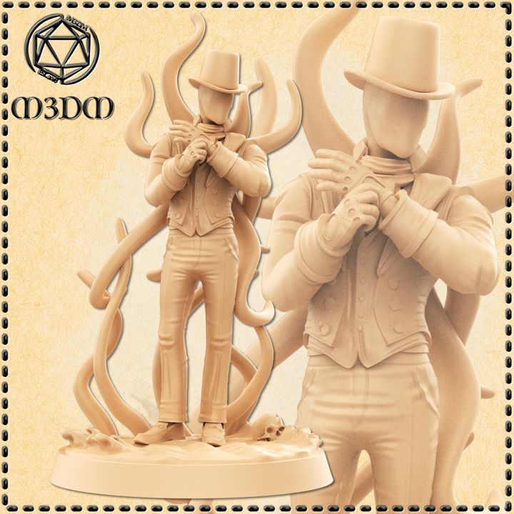 3D Printable Plasmoid Warlock (Casual) by M3DM