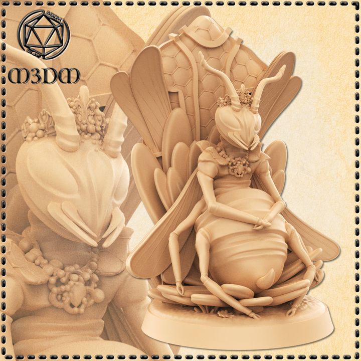 3D Printable Queen Bee by M3DM