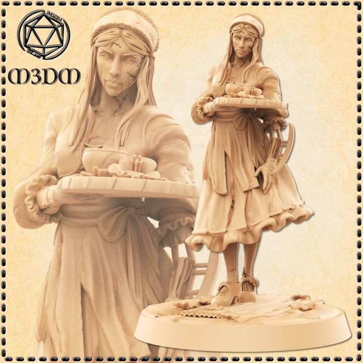 3D Printable Maid Construct (Casual) by M3DM