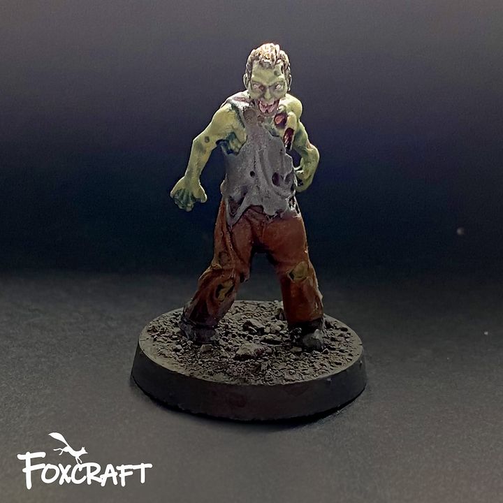 3D Printable Zombie 5 by FoxCraft Creations