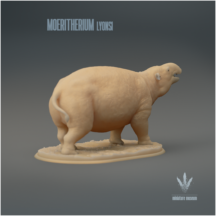 3D Printable Moeritherium lyonsi : Walking by Miniature Museum
