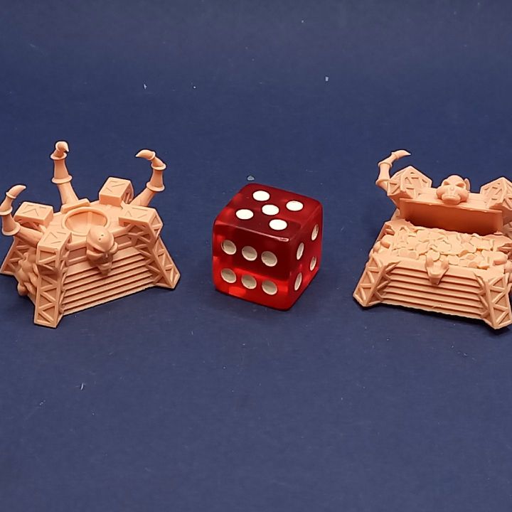 3D Printable Scourge chest - 32mm scale pre-supported miniature by ...