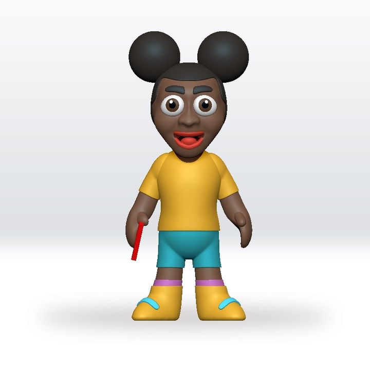 3D Printable Amanda the Adventurer 3 STL file 3D Model Fanart by FNFLab