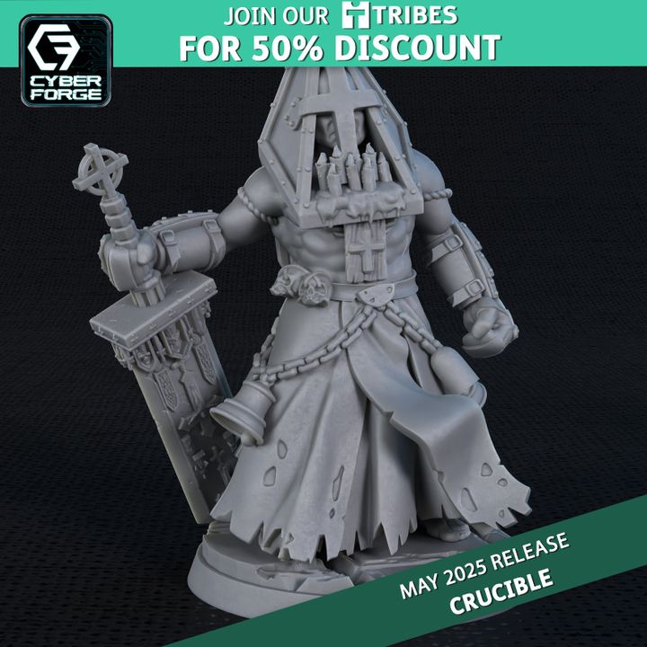3D Printable Communicants - Crucible - Cyber Forge Miniatures May 2025 ...