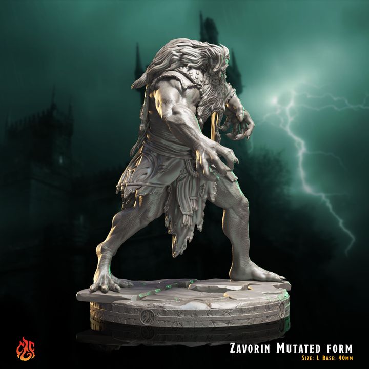 3D Printable Zavorin Mutated Form by Crippled God Foundry