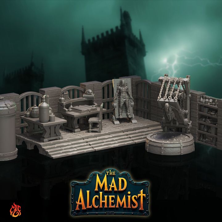 3D Printable The Mad Alchemist ~ May'25 Fantasy Bundle by Crippled God ...